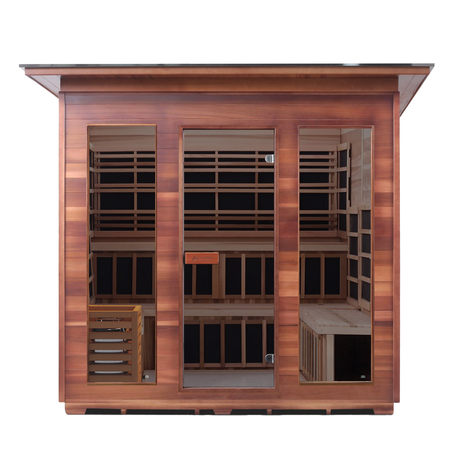 8 Person Outdoor Hybrid Sauna with slope roof | Diamond series ...